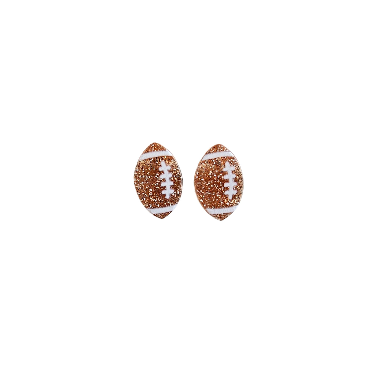 Glitter Football Studs – Firefly
