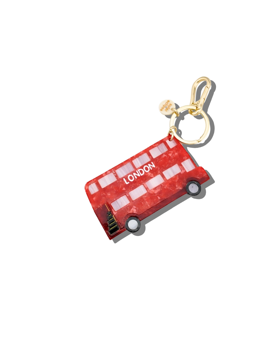 London Bus Bag Charm & Keychain – Firefly